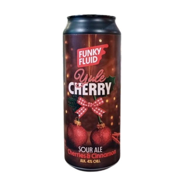 Funky Fluid Yule Cherry 4% 50cl. - La Domadora y el León